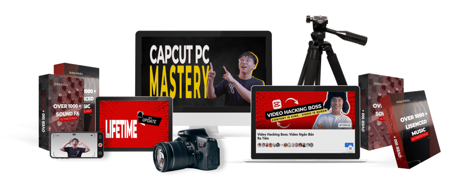 Capcut PC Mastery Landing – Kobe Media – Video Creator