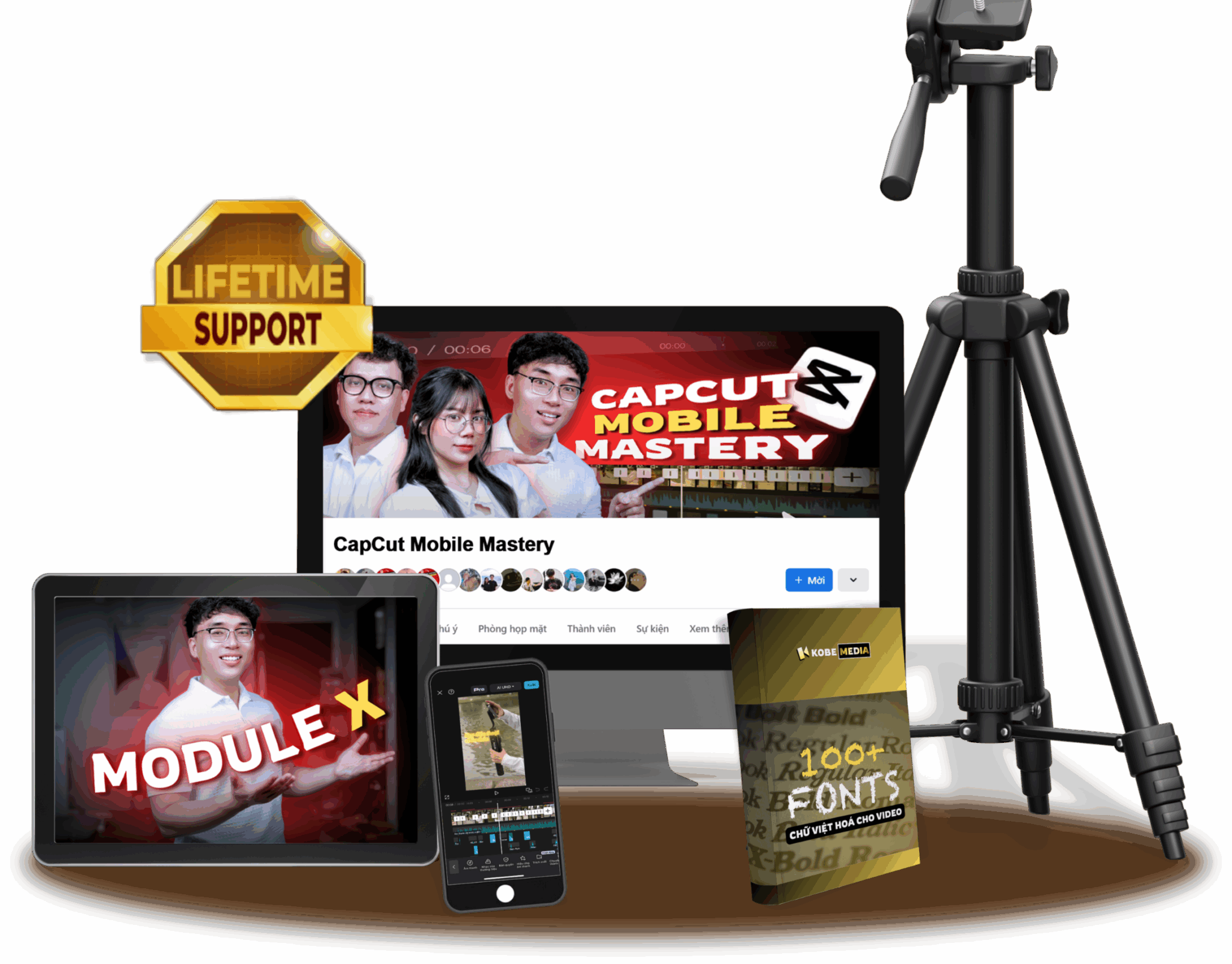 Capcut Mobile Mastery Landing – Kobe Media – Video Creator